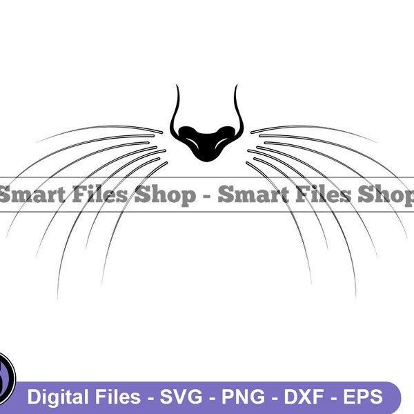 Whiskers Png - Etsy