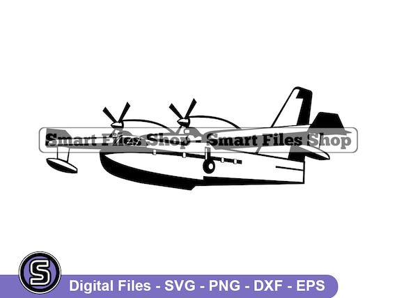 Sea Plane 2 Svg Sea Plane Svg Sea Aircraft Svg Sea Plane | Etsy