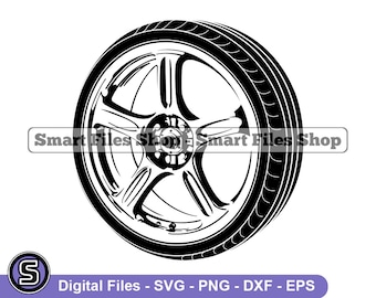 Car Rim Dxf - Etsy