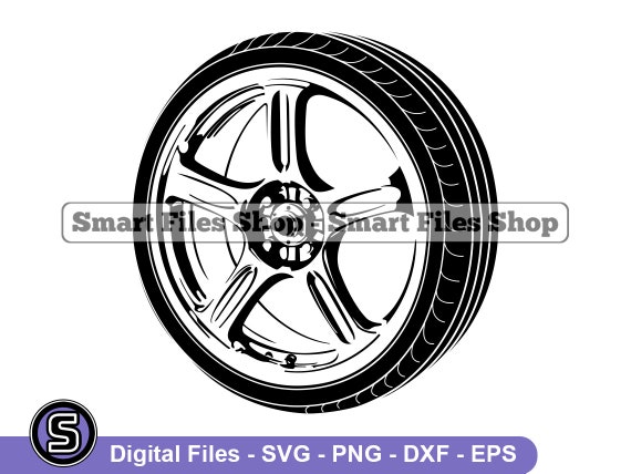 Car Rim 2 Svg Car Tire Svg Tire Shop Svg Car Tire Svg - Etsy