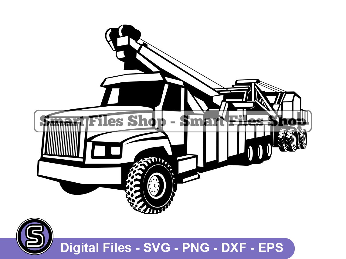 Heavy Duty Tow Truck Svg, Tow Trucking Svg, Tow Truck Svg, Tow Truck ...