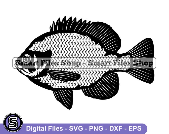 Bluegill Fish SVG Bundle - 5 Exquisite Aquatic Designs - Etsy Canada