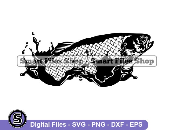 Rainbow Trout Svg Fish Svg Fishing Svg Rainbow Trout Dxf - Etsy