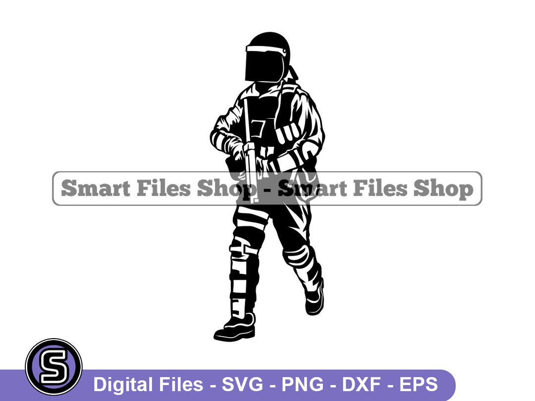 Riot Police Officer Svg, Riot Police Svg, Police Svg, Riot Police Dxf ...