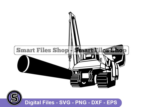 Pipelayer With Operator 4 Svg Pipelayer Svg Heavy Equipment - Etsy