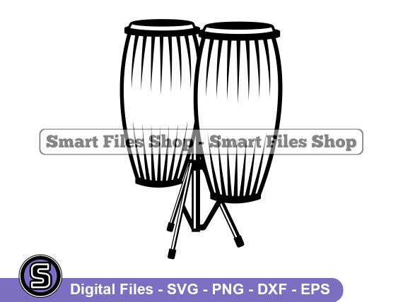Conga Drums SVG Musical Instruments Svg Conga Drums Dxf | Etsy