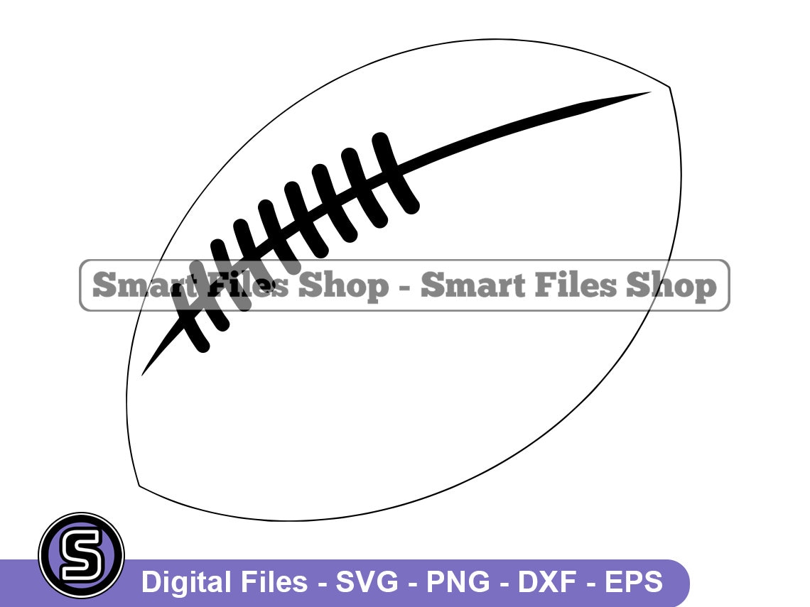 Football Outline SVG Sport Svg Football Dxf Football Png - Etsy