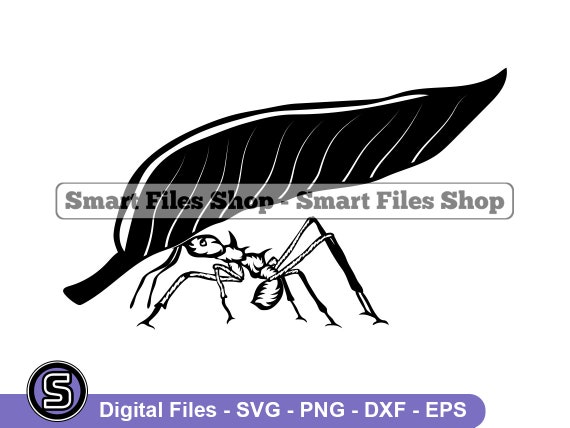 Ant Carrying Leaf Svg Ant Svg Insect Svg Ant Dxf Ant Png - Etsy