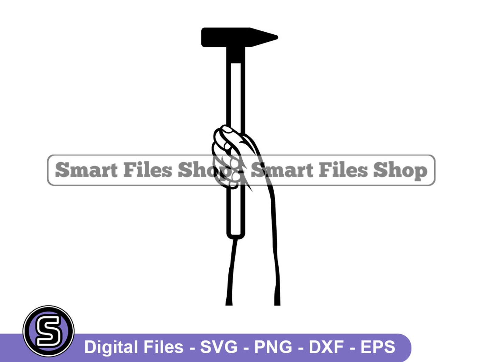 Hand Holding Hammer 2 Svg Hammer Svg Repair Svg Handyman - Etsy