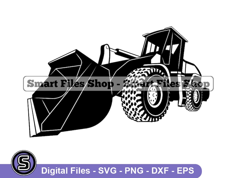 Wheel Loader Svg Wheel Loader Dxf Wheel Loader Png Wheel - Etsy