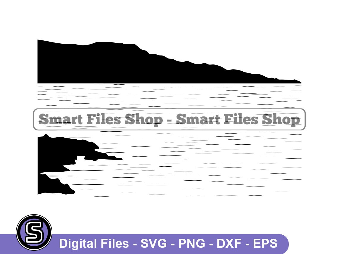 Bay Svg Lake Svg Bay Dxf Bay Png Bay Clipart Bay Files | Etsy