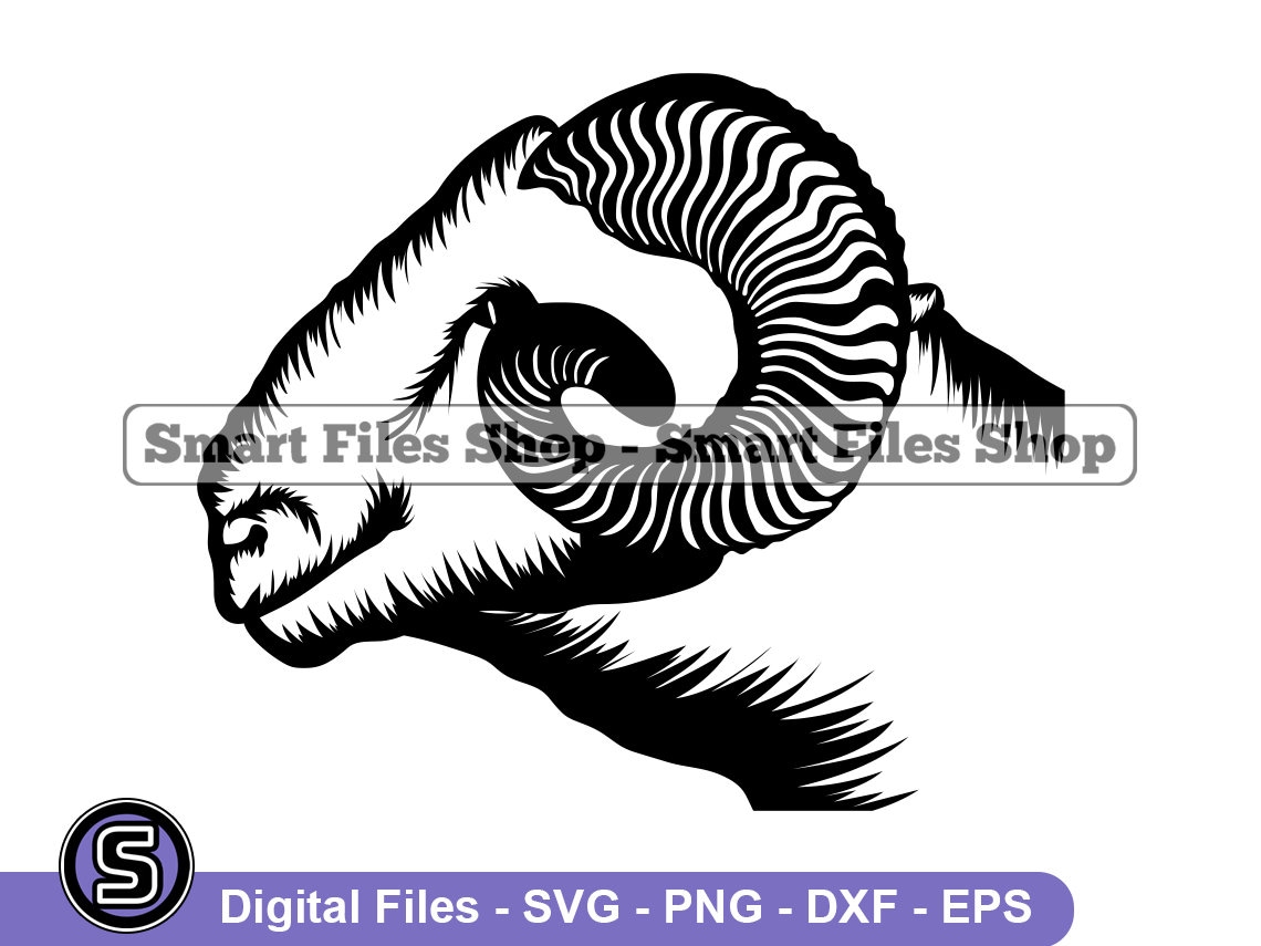 Ram Mascot 3 Svg Ram Face Svg Ram Head Svg Ram Svg Ram - Etsy
