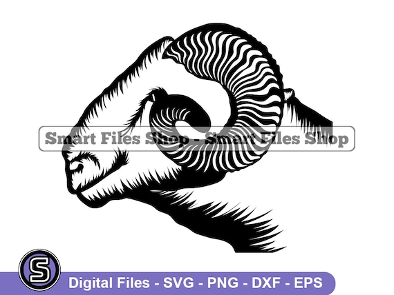 Ram Mascot 3 Svg Ram Face Svg Ram Head Svg Ram Svg Ram - Etsy