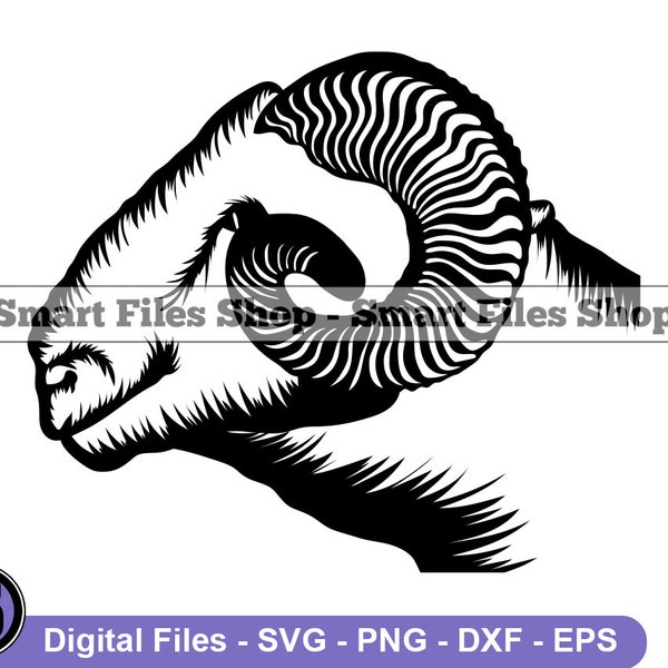 Ram Mascot Clipart - Etsy