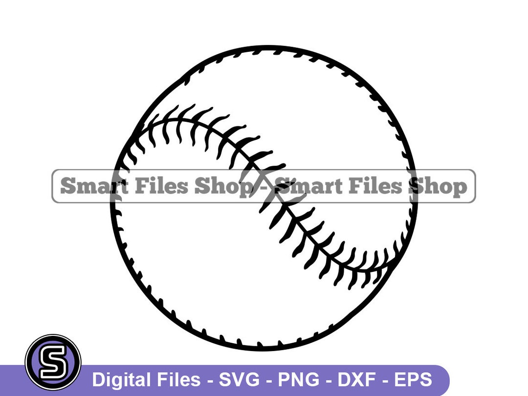 Baseball Svg, Softball Svg, Baseball Dxf, Baseball Png, Baseball ...