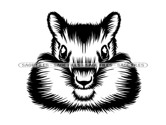 Chipmunk Mascot SVG Chipmunk Face SVG Chipmunk Head Svg - Etsy