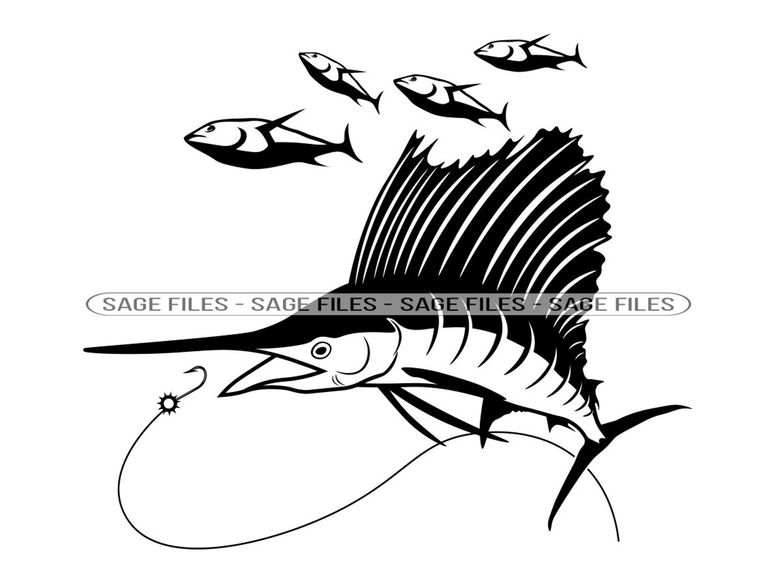 Sailfish Fishing 3 Svg Fishing Bait Svg Fishing Svg Fish - Etsy