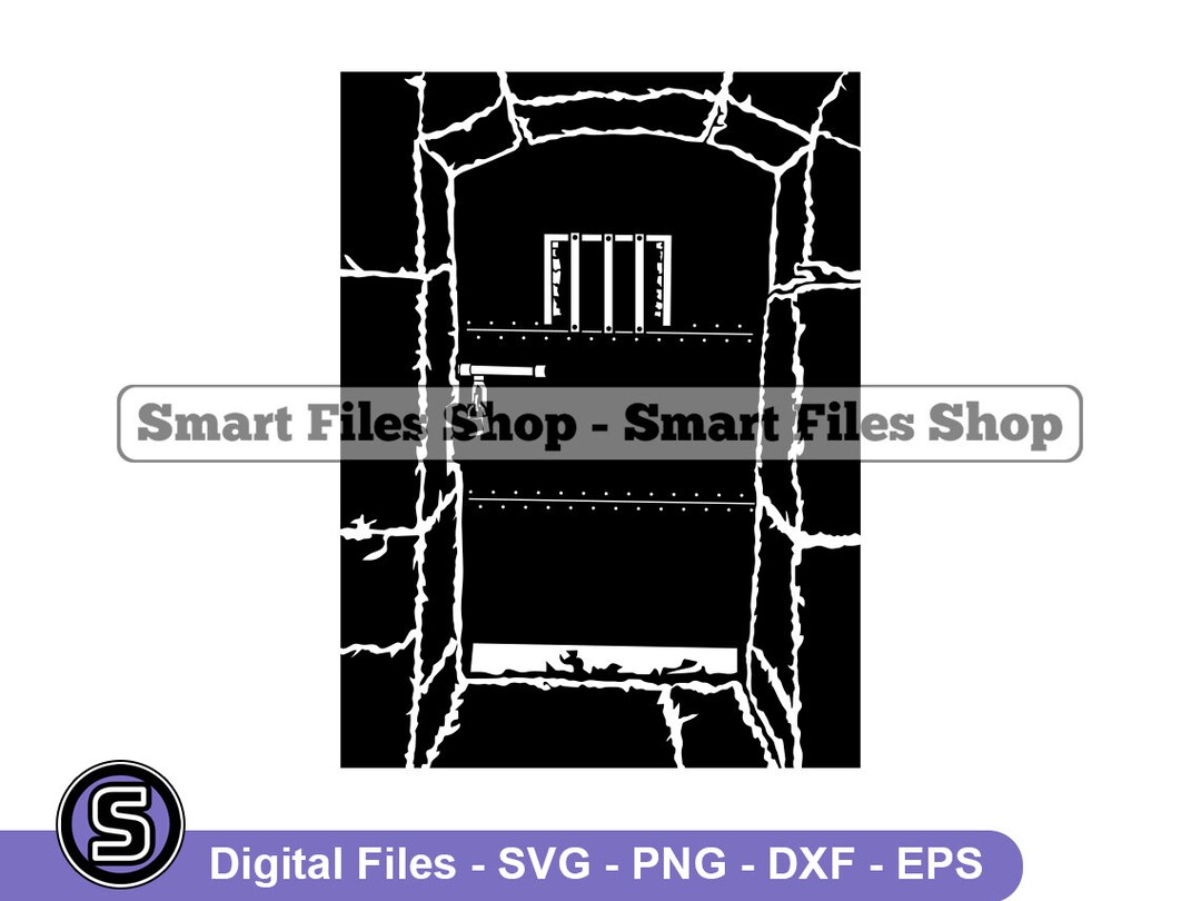 Prison Cell Svg, Prison Svg, Jail Svg, Arrest Svg, Crime Svg, Prison ...