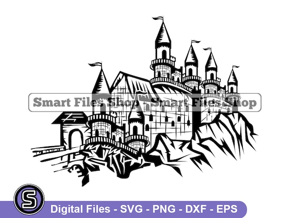Medieval Castle SVG Medieval Fortress SVG Castle Svg Castle - Etsy