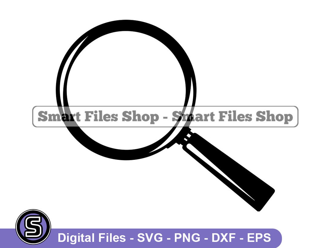 Magnifying Glass Svg, Magnifying Glass Dxf, Magnifying Glass Png ...