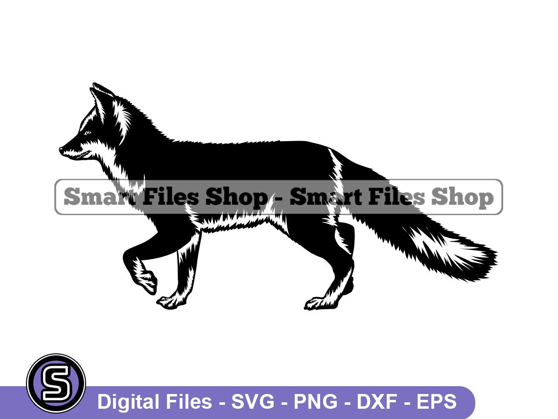 Fox Svg Forest Animals Svg Fox Svg Fox Dxf Fox Png Fox | Etsy
