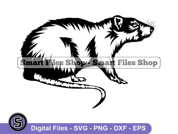 Rat 3 Svg Rodent Svg Pest Control Svg Rat Dxf Rat Png | Etsy