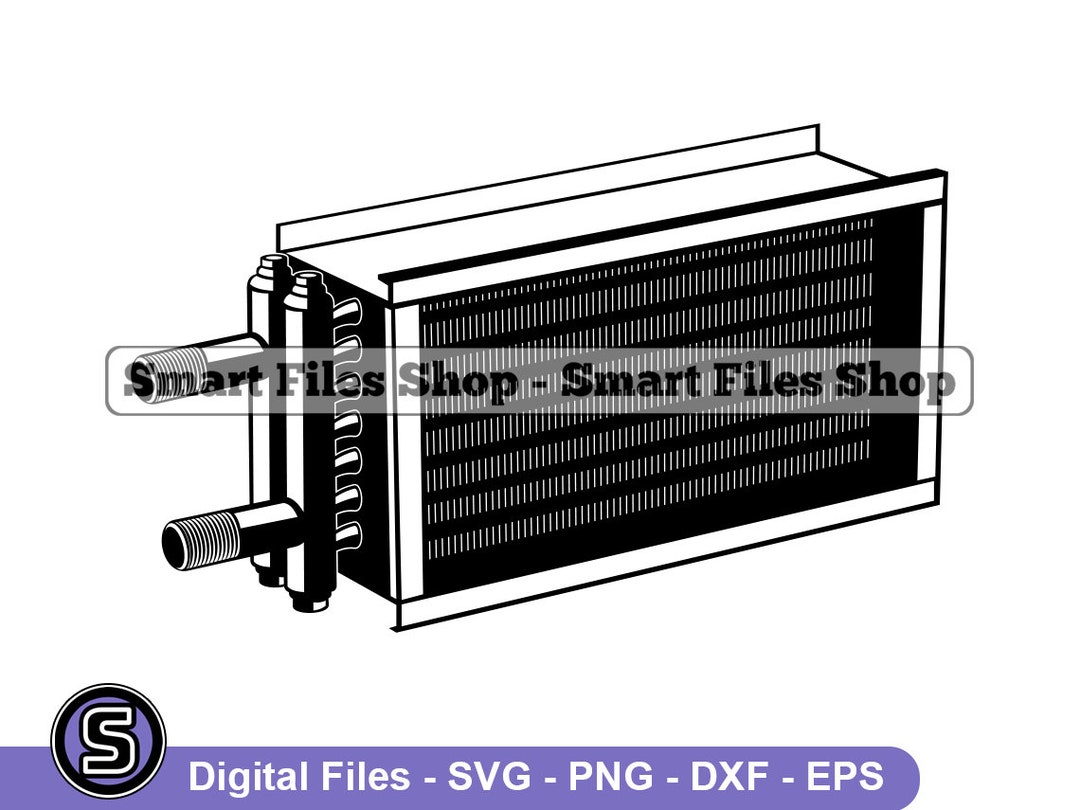 Industrial Air Heater Svg, HVAC Svg, Heating Svg, Ventilation Svg, HVAC ...
