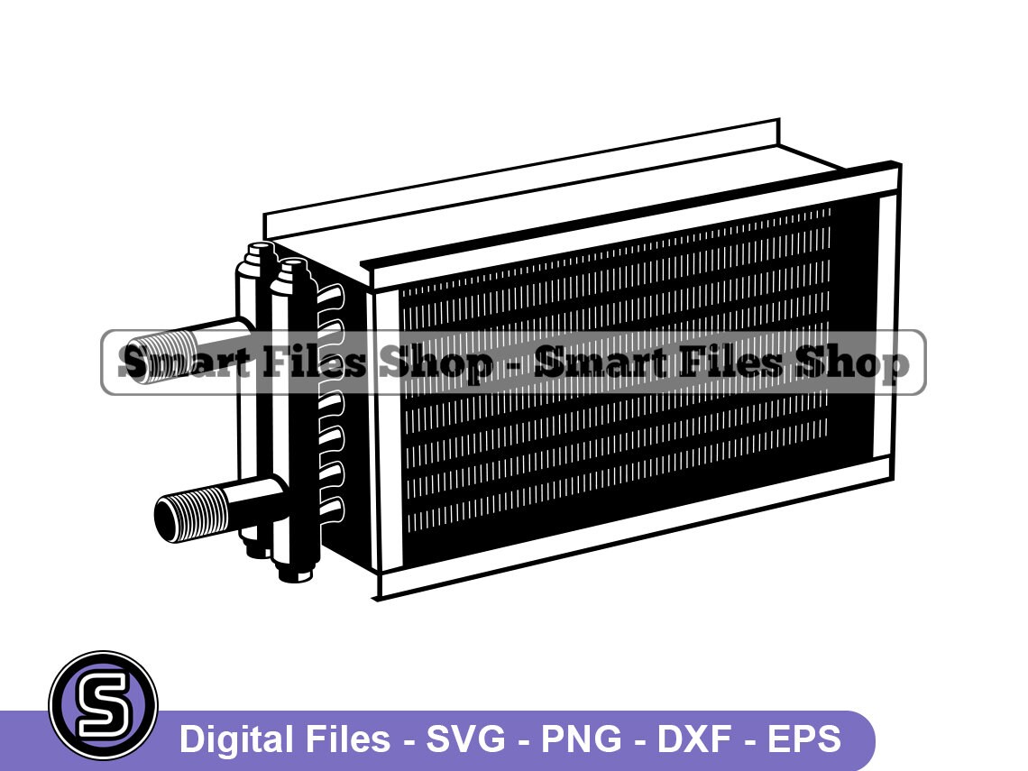 Industrial Air Heater Svg HVAC Svg Heating Svg Ventilation - Etsy