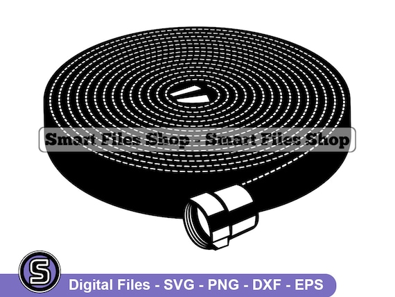 Fire Hose Svg Firefighter Svg Fireman Svg Fire Hose Dxf - Etsy
