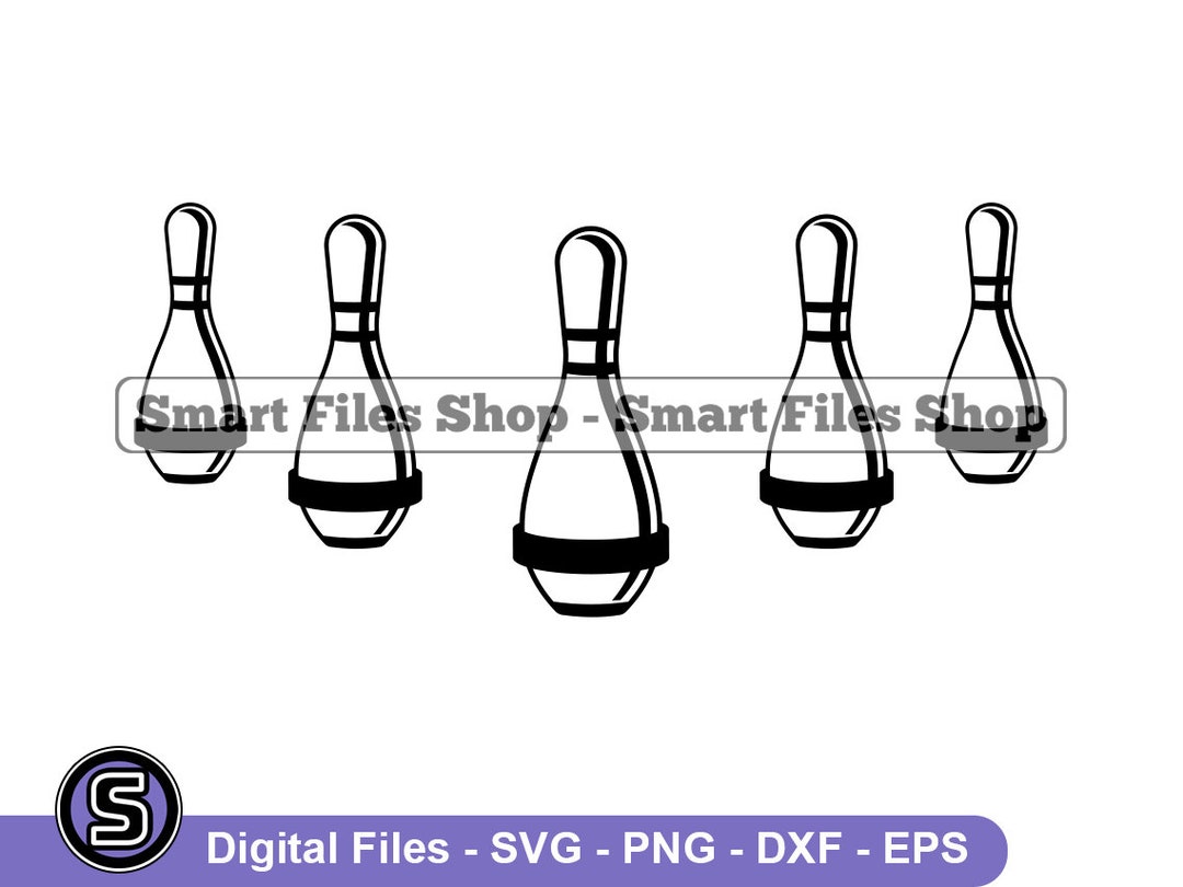 Five Pin Bowling Kegels Svg, Bowling Svg, Bowling Kegels Svg, Bowling ...