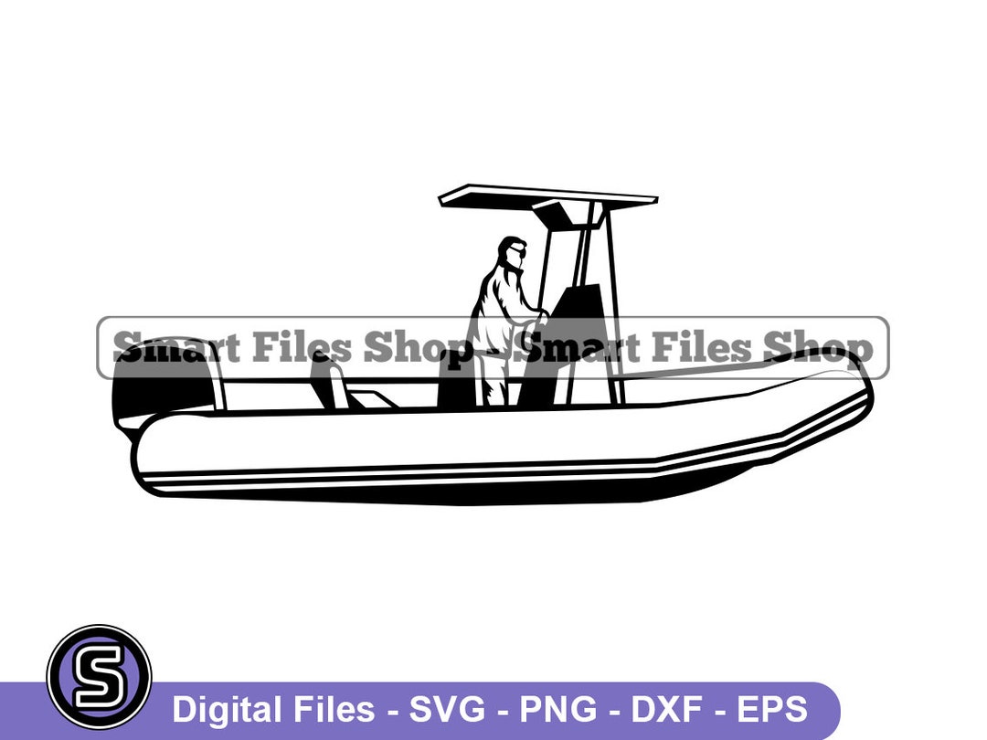 Motorised Dinghy Svg Speed Boat Svg Racing Boat Svg Speed - Etsy UK