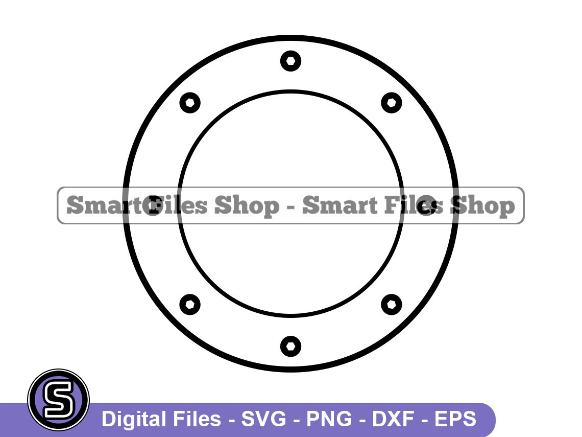 Porthole Outline #2 Svg, Porthole Svg, Submarine Svg, Sea Exploration ...