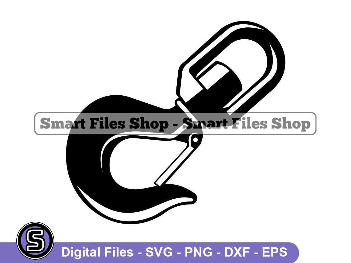 Lifting Hoist Swivel Hook Svg Hook Svg Crane Hook Svg Hook | Etsy