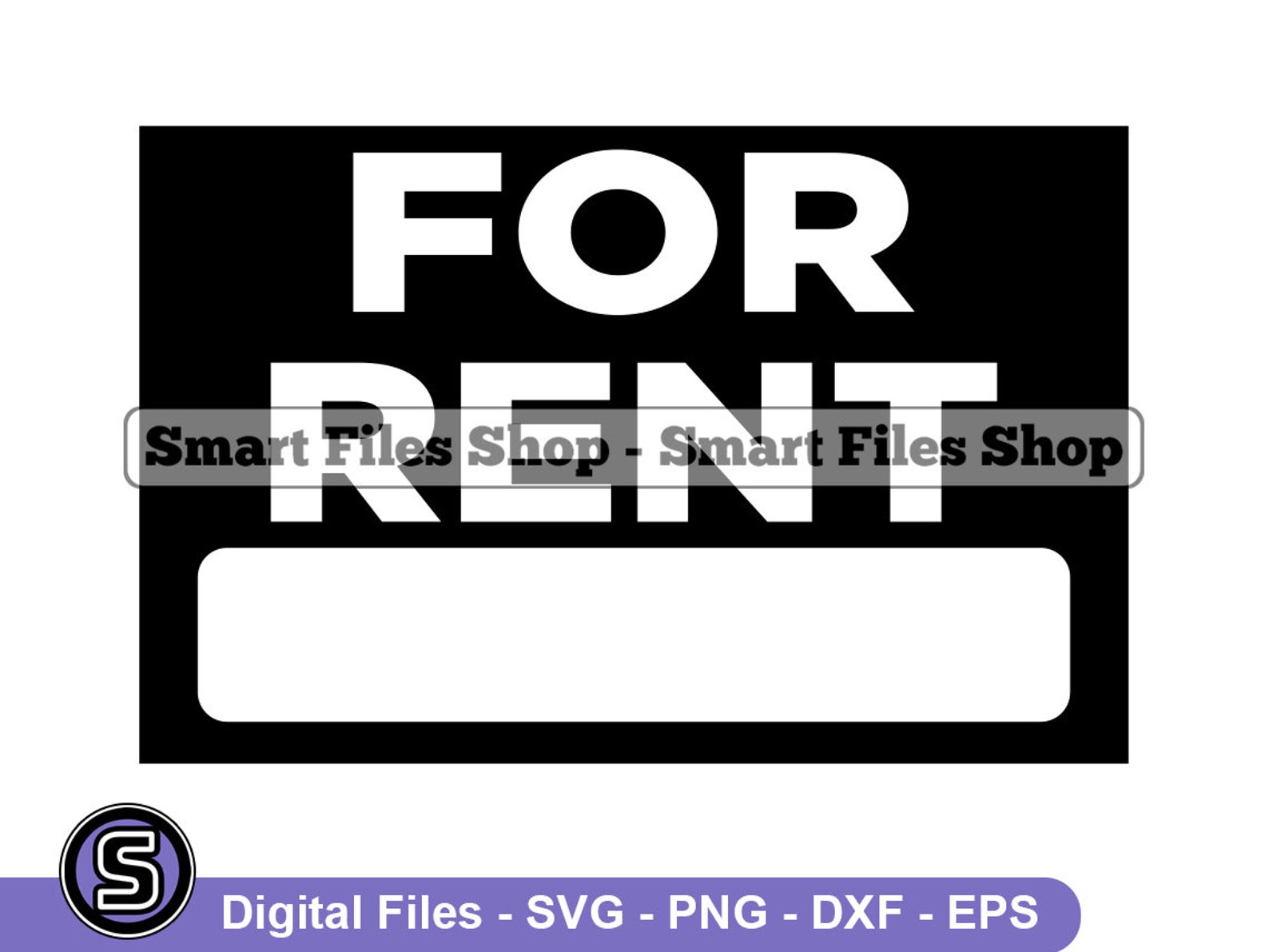 For Rent Sign Svg Sign Svg for Rent Sign Dxf for Rent Sign - Etsy