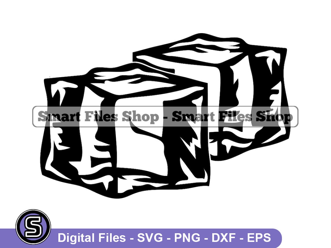 Ice Cubes Svg, Ice Svg, Cold Svg, Ice Cold Svg, Ice Cubes Dxf, Ice ...