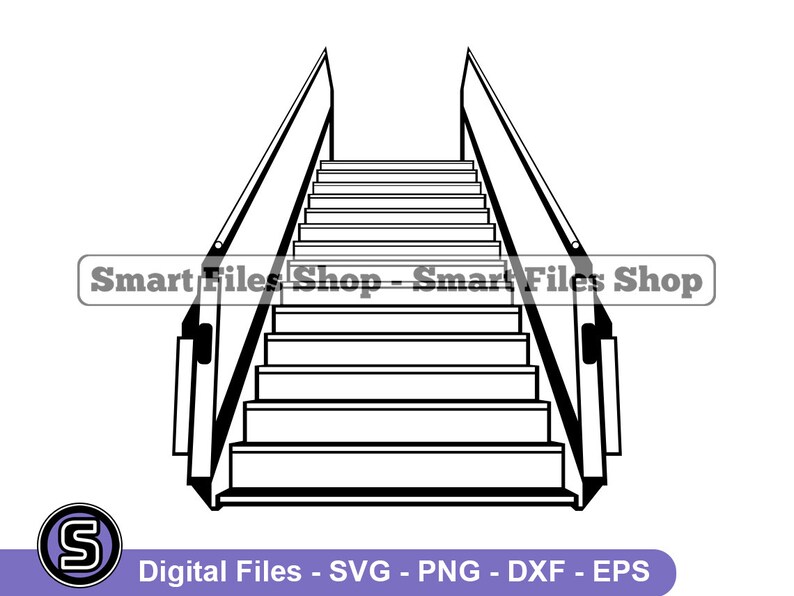 Up Stairs Svg Stairs Svg Stairs Dxf Stairs Png Stairs | Etsy