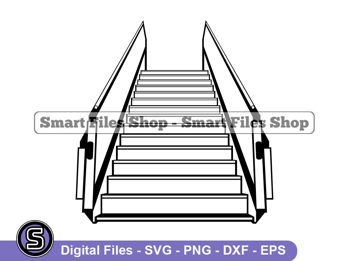 Up Stairs Svg Stairs Svg Stairs Dxf Stairs Png Stairs | Etsy