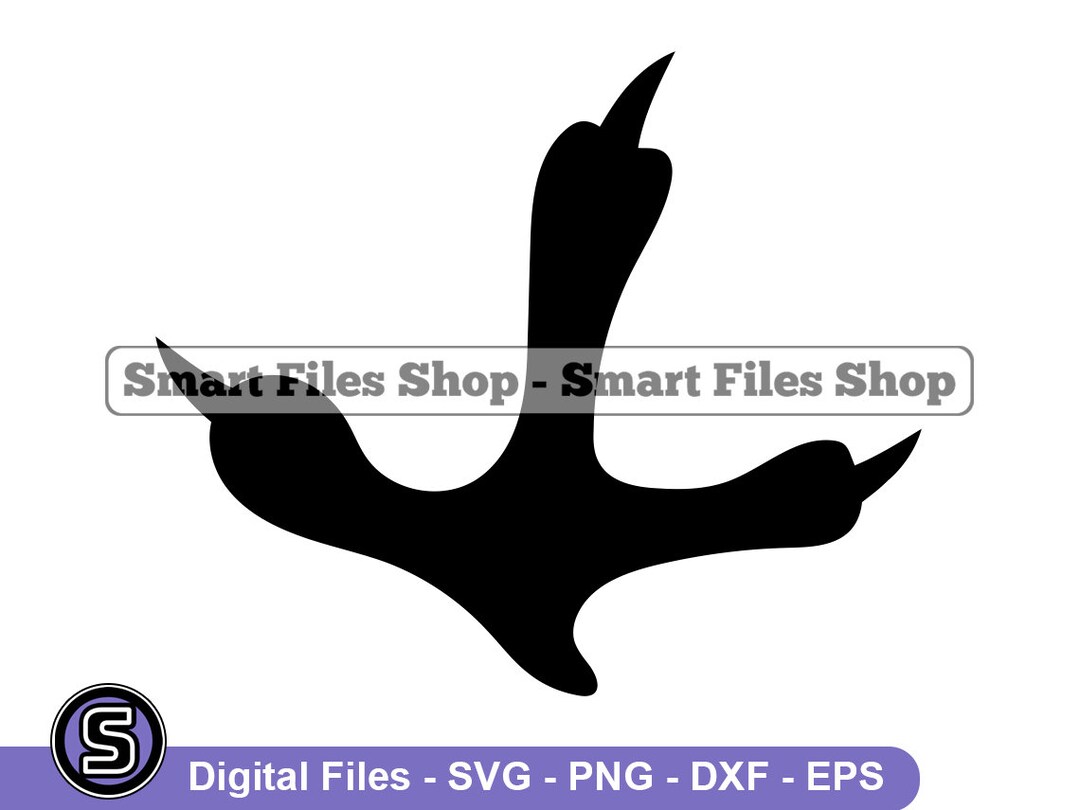 Grouse Footprint SVG, Grouse Svg, Footprint Svg, Footprint Dxf ...