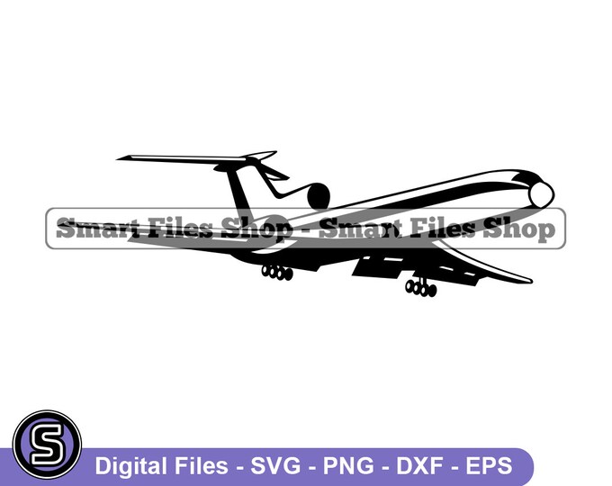 Jumbo Jet Svg, Airliner Svg, Airplane Svg, Jumbo Jet Png, Jumbo Jet Jpg ...