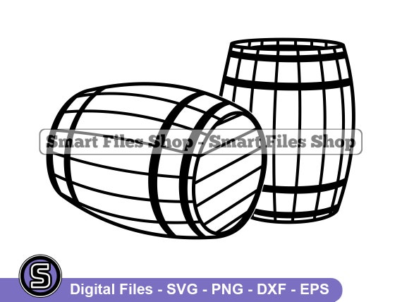 Barrels Svg Wooden Barrel Svg Barrel Svg Barrel Dxf - Etsy