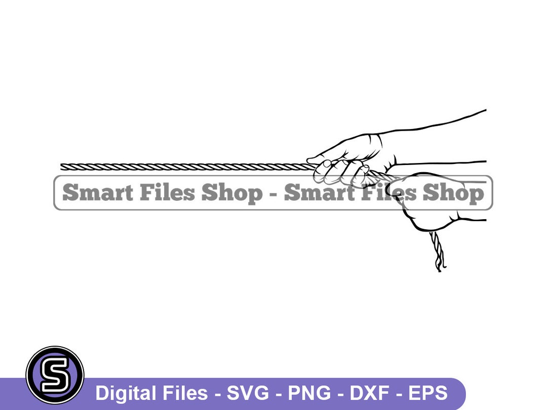 Hands Holding Rope Svg Rope Svg Rope Design Svg Rope Dxf - Etsy