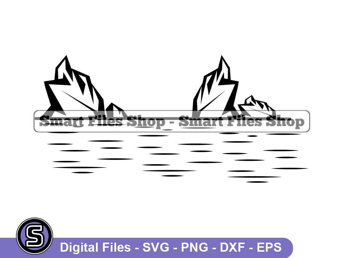 Iceberg SVG Antarctica Svg Arctic Svg Iceberg Dxf Iceberg | Etsy