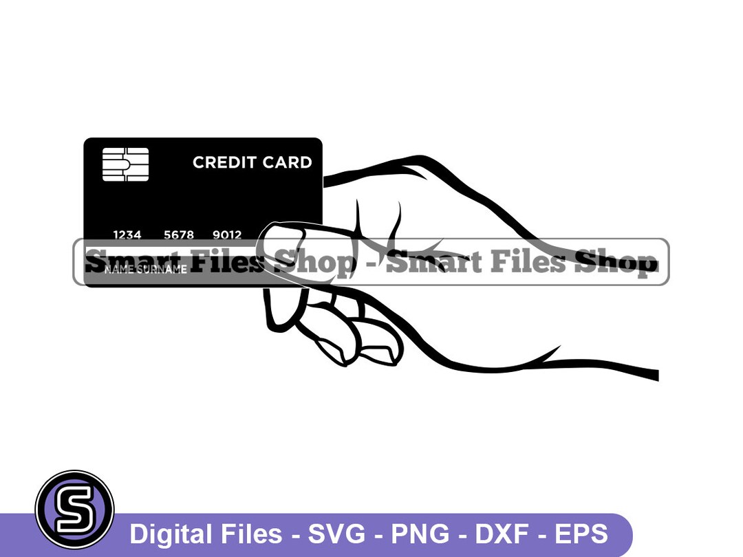 Paying With Credit Card Svg, Credit Card Svg, Ecommerce Svg, Shopping ...