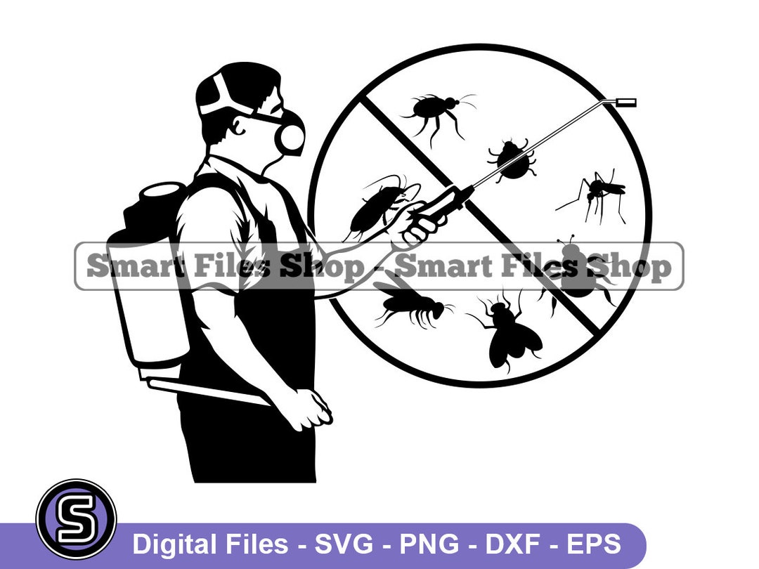 Pest Control Logo Svg, Exterminator Svg, Pest Control Company Svg, Pest ...