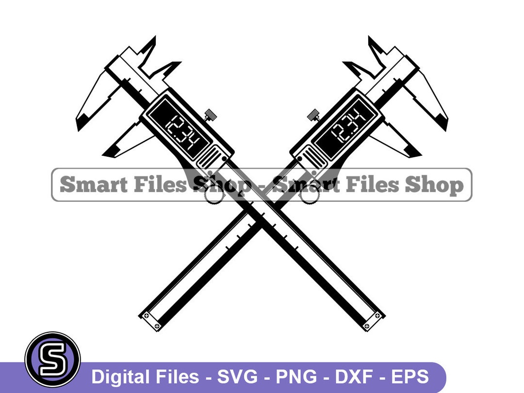 Digital Caliper Logo Svg, Caliper Logo Svg, Caliper Svg, Plumber Svg ...