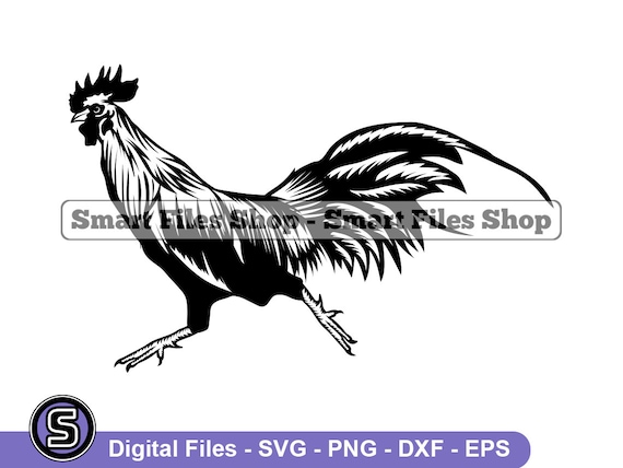 Running Rooster 2 Svg Rooster Svg Farm Animals Svg Rooster - Etsy Australia