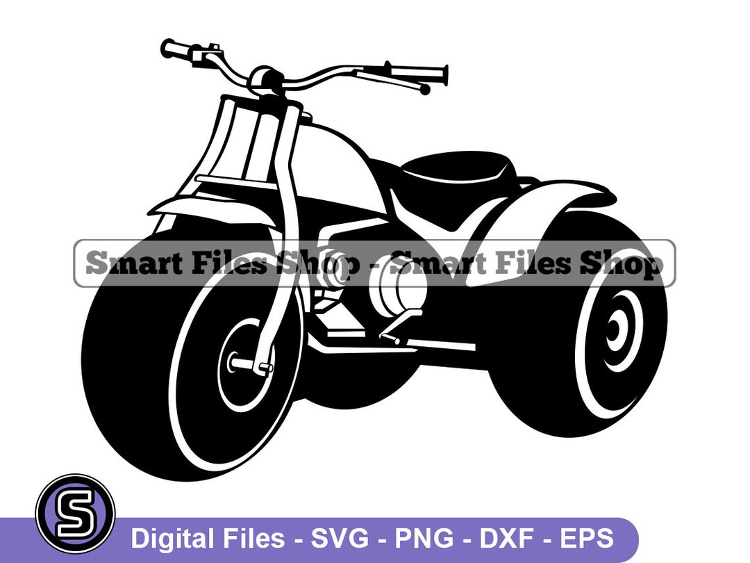 3 Wheeler ATV #2 Svg, ATV Svg, 3 Wheeler Svg, 3 Wheeler Dxf, 3 Wheeler ...