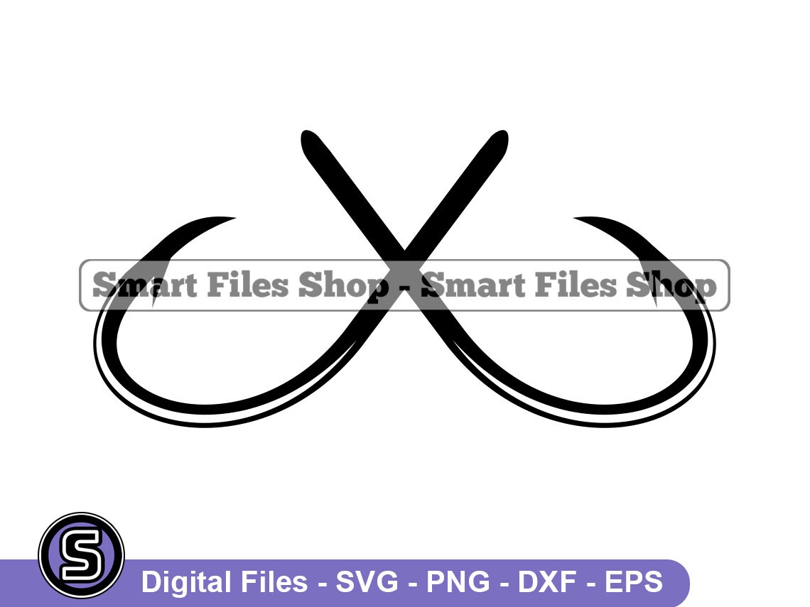 Fishing Hook Logo 2 Svg Fishing Bait Svg Fishing Svg | Etsy