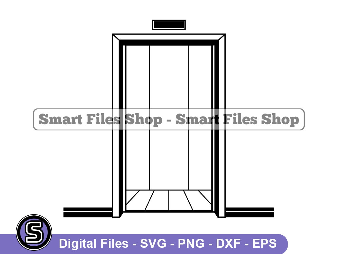Empty Elevator Svg Elevator Svg Elevator Dxf Elevator Png | Etsy