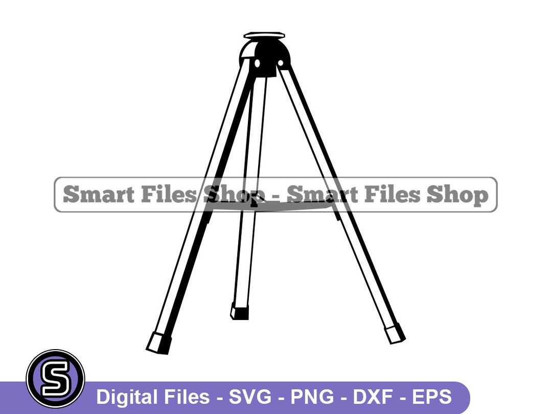 Tripod #3 Svg, Tripod Svg, Camera Tripod Svg, Tripod Dxf, Tripod Png ...